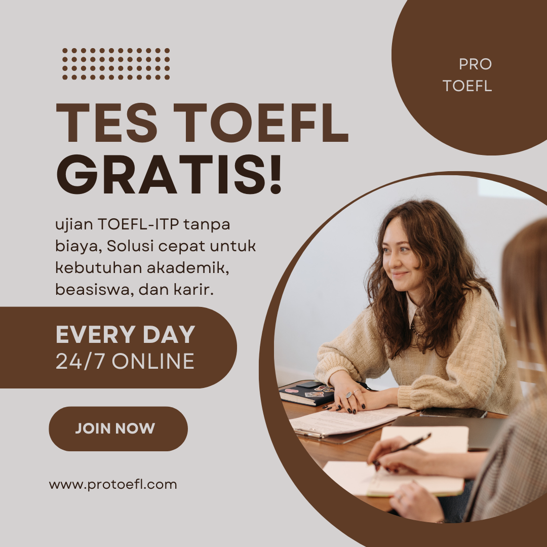 Tes TOEFL-ITP Gratis by PRO TOEFL